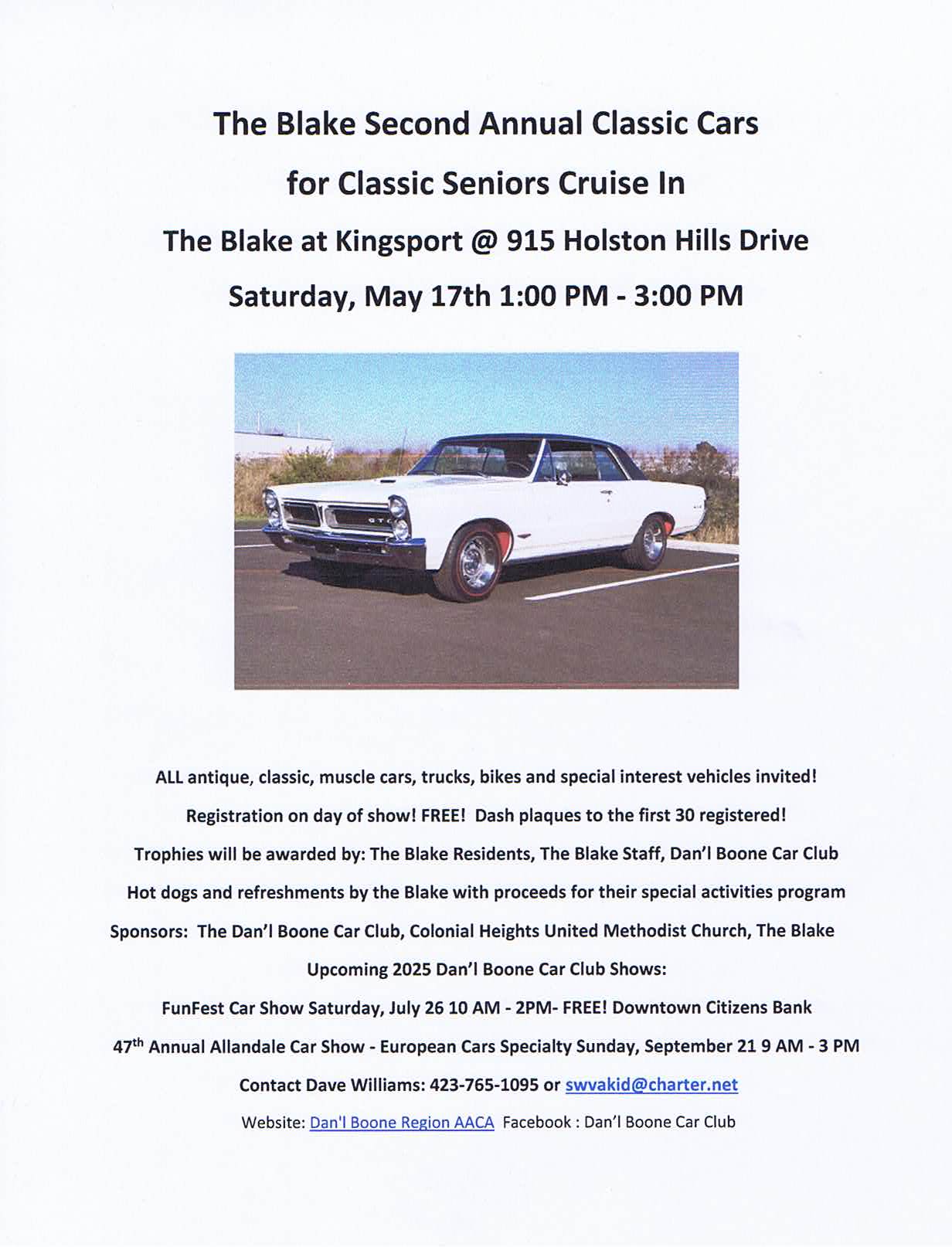 The Blake 2025 - Daniel Boone Region of the Antique Automobile Club of ...